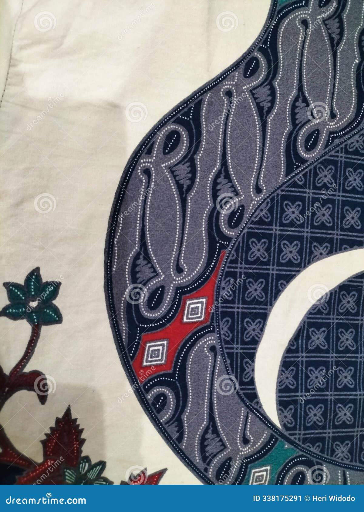 Image of Beautiful Batik Pattern on a Shirt Stock Image - Image of ...