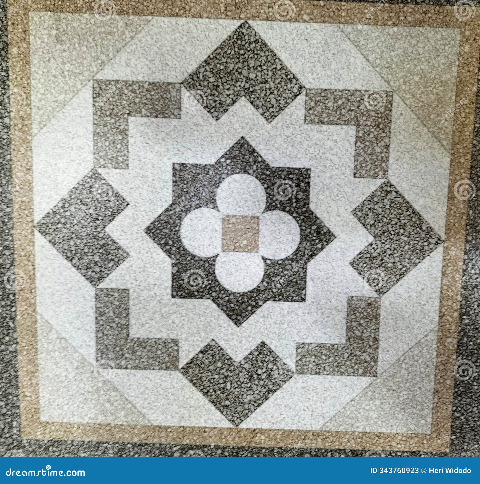 Image of Beautiful Ceramic Tile with Abstract Design Suitable for ...