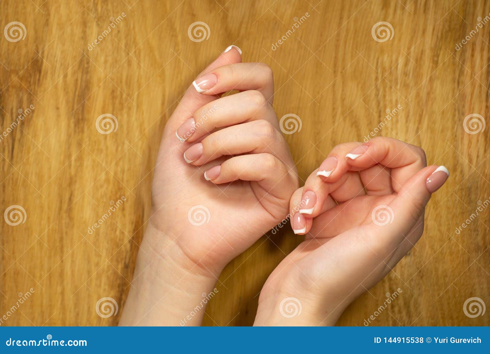 Image of Beautiful Hands with Beautiful Nails Female Hands with Nail ...