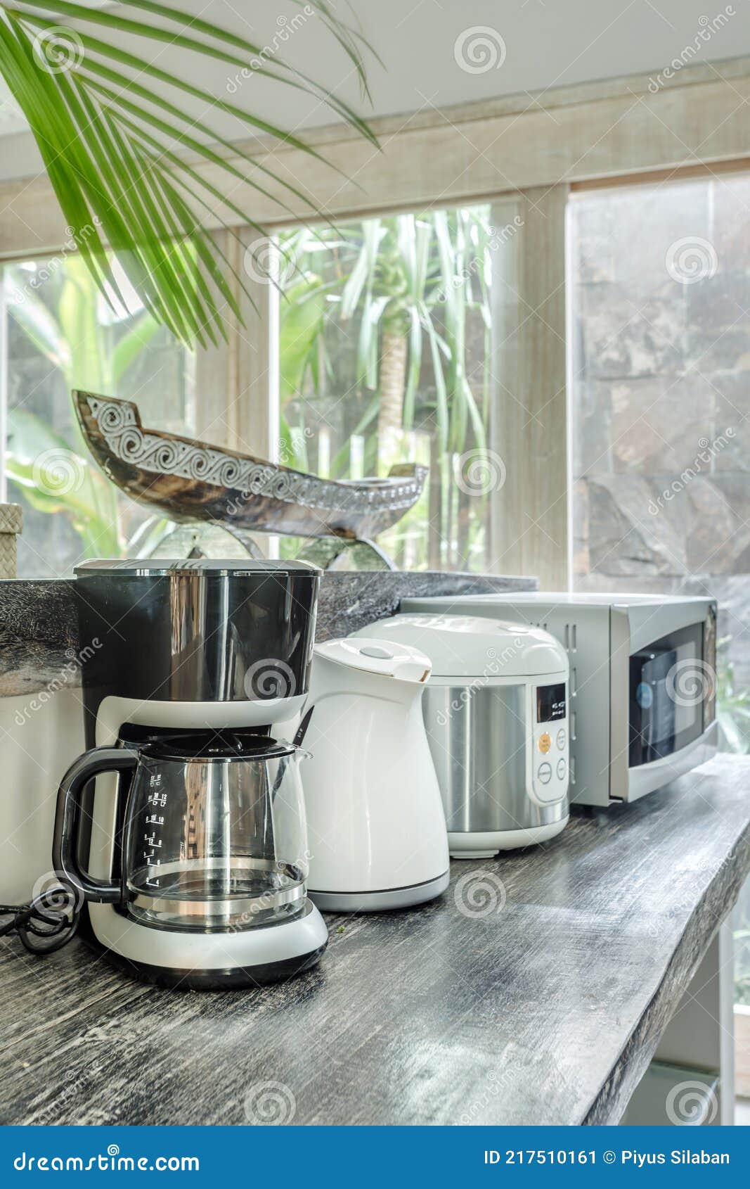 Unique Tools on Modern Kitchen Stock Image - Image of unique, wooden ...