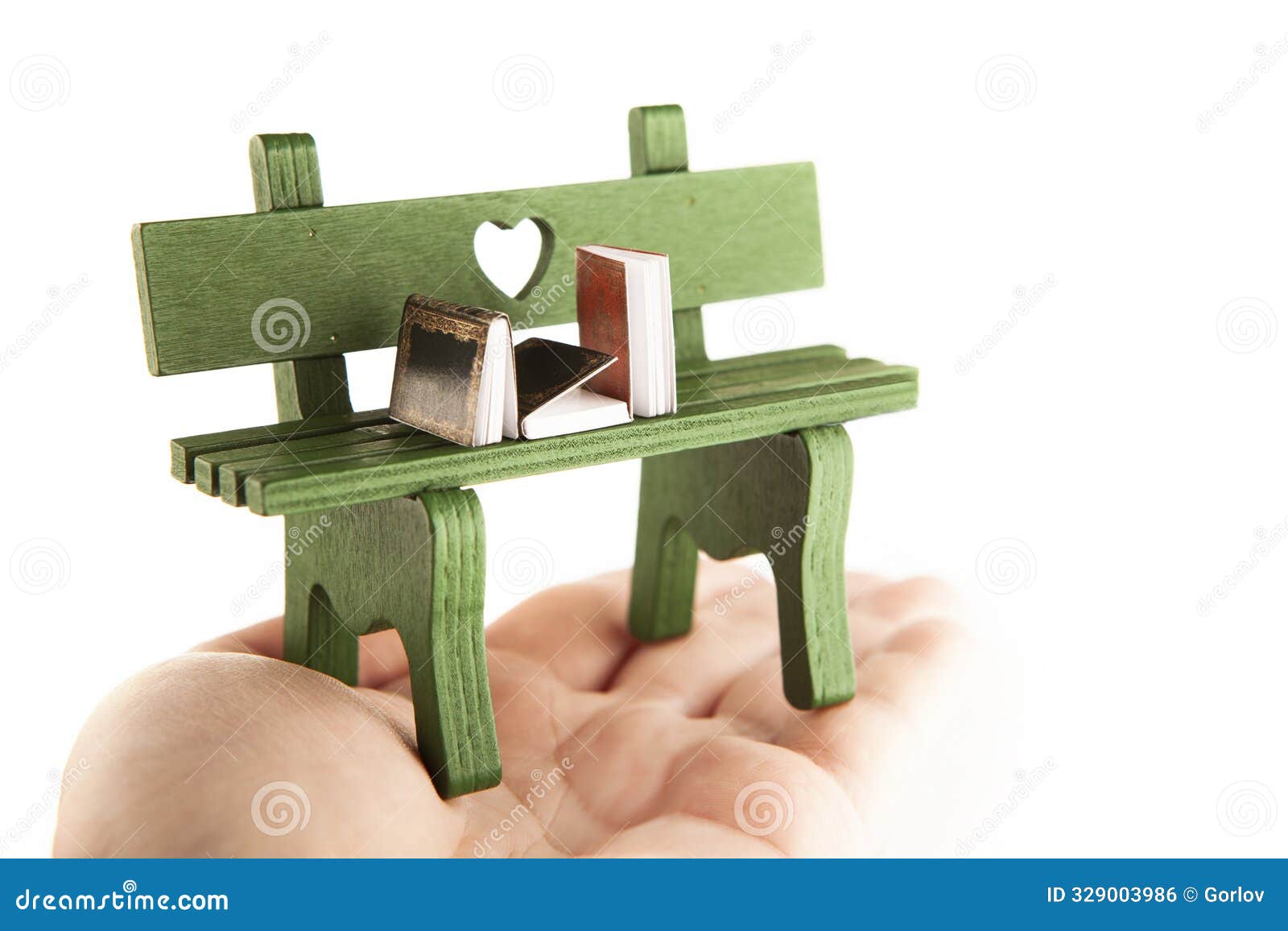 Image of Bench Book Hand White Background Stock Photo - Image of ...