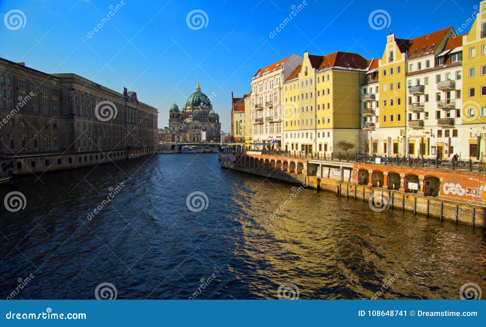 Der Spree, Berlin stock image. Image of germany, cathedral - 108648741