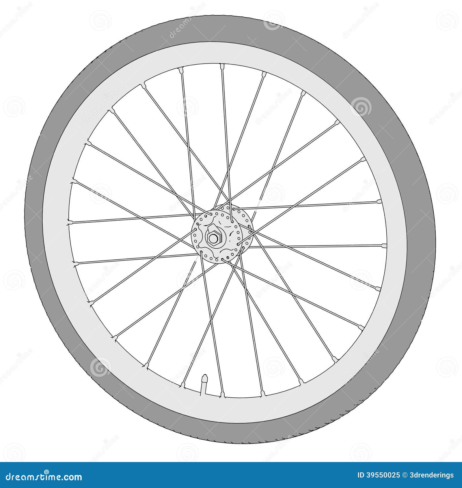 Image of bicycle wheel stock illustration. Illustration of bell - 39550025