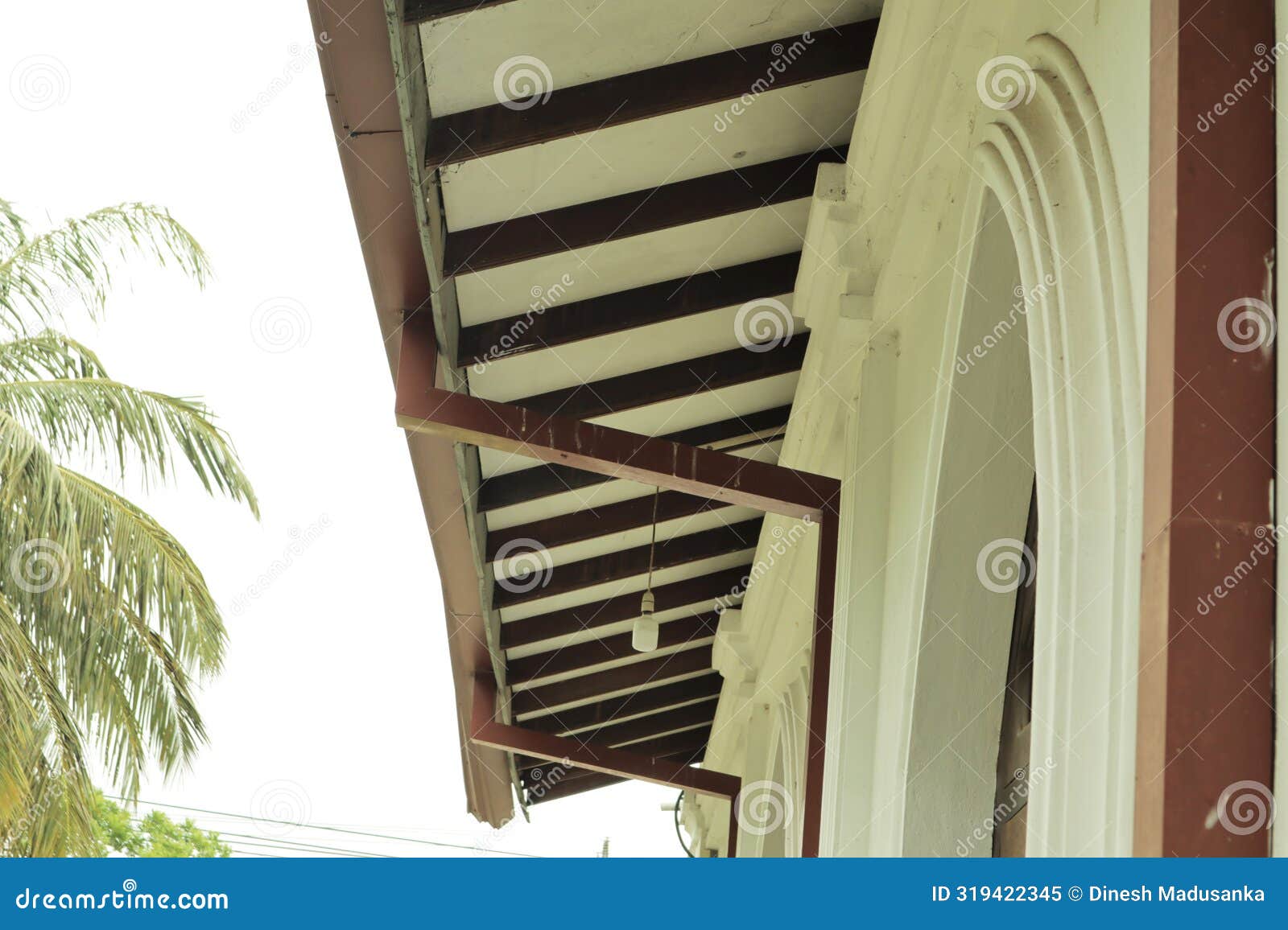 A Image of Big Window with a Old Building Side View Stock Image - Image ...