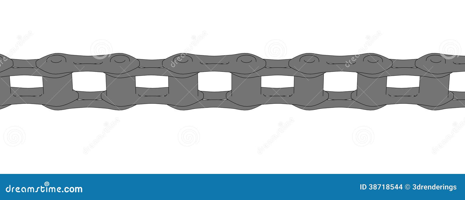 Image of bike chain stock illustration. Illustration of connection ...