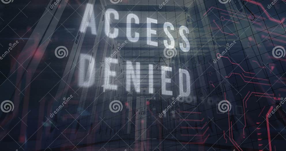 Image of Binary Codes and Access Denied Texts, Mathematical Equation ...