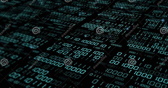 Image of Binary Coding and Data Processing Stock Photo - Image of ...