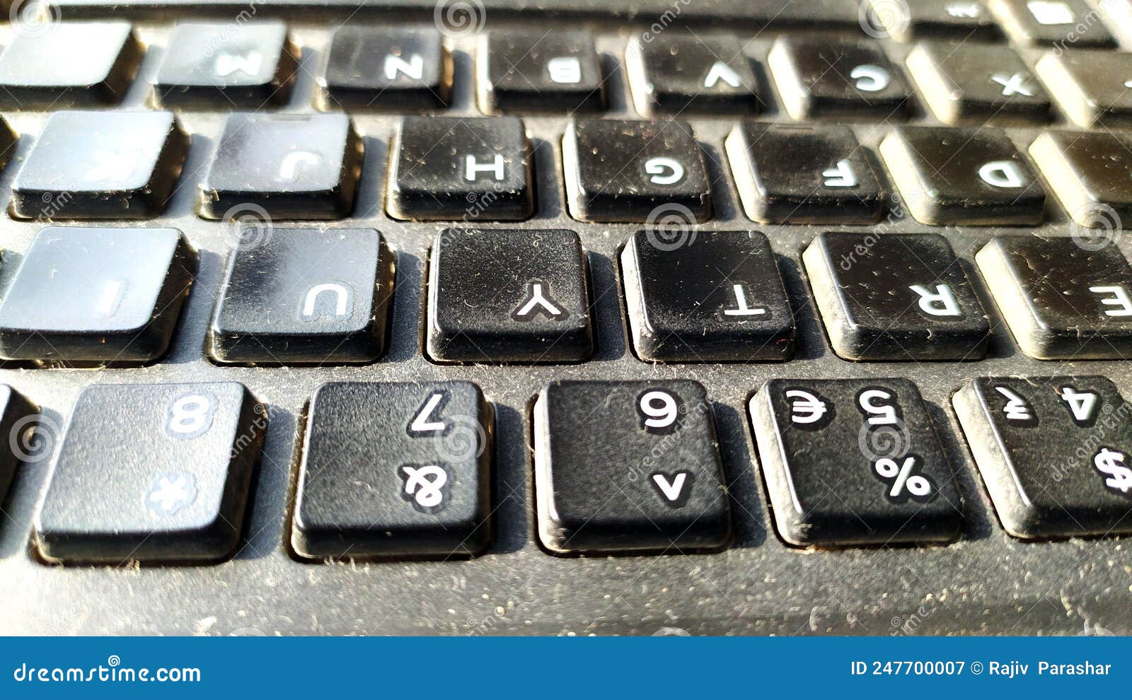 Black Colour Computer Keyboard Stock Image Image Of Black Digital