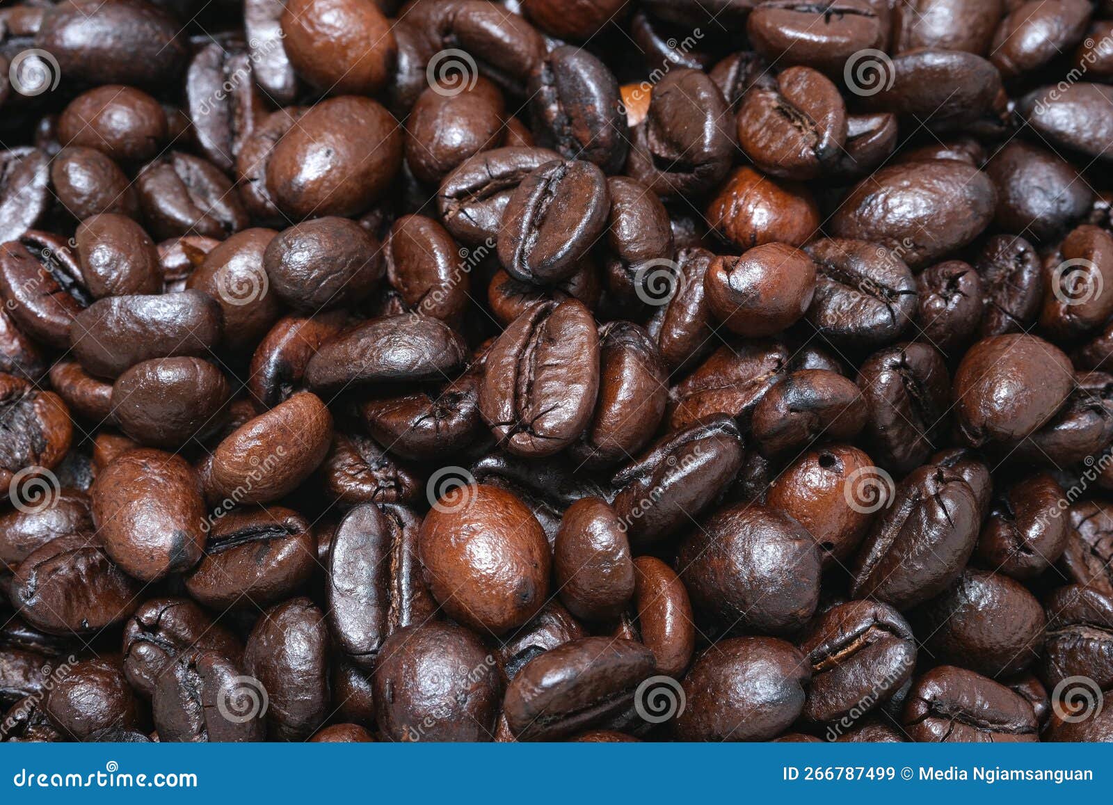 Image of Black Ground Coffee Beans, Freshly Roasted, Ground Coffee ...