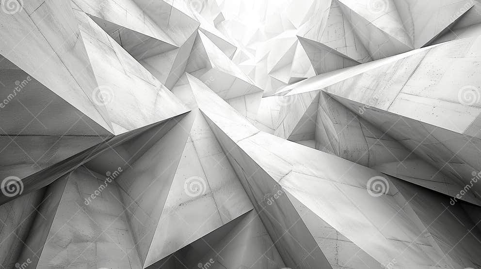 The Image is a Black and White Geometric Pattern Stock Illustration ...