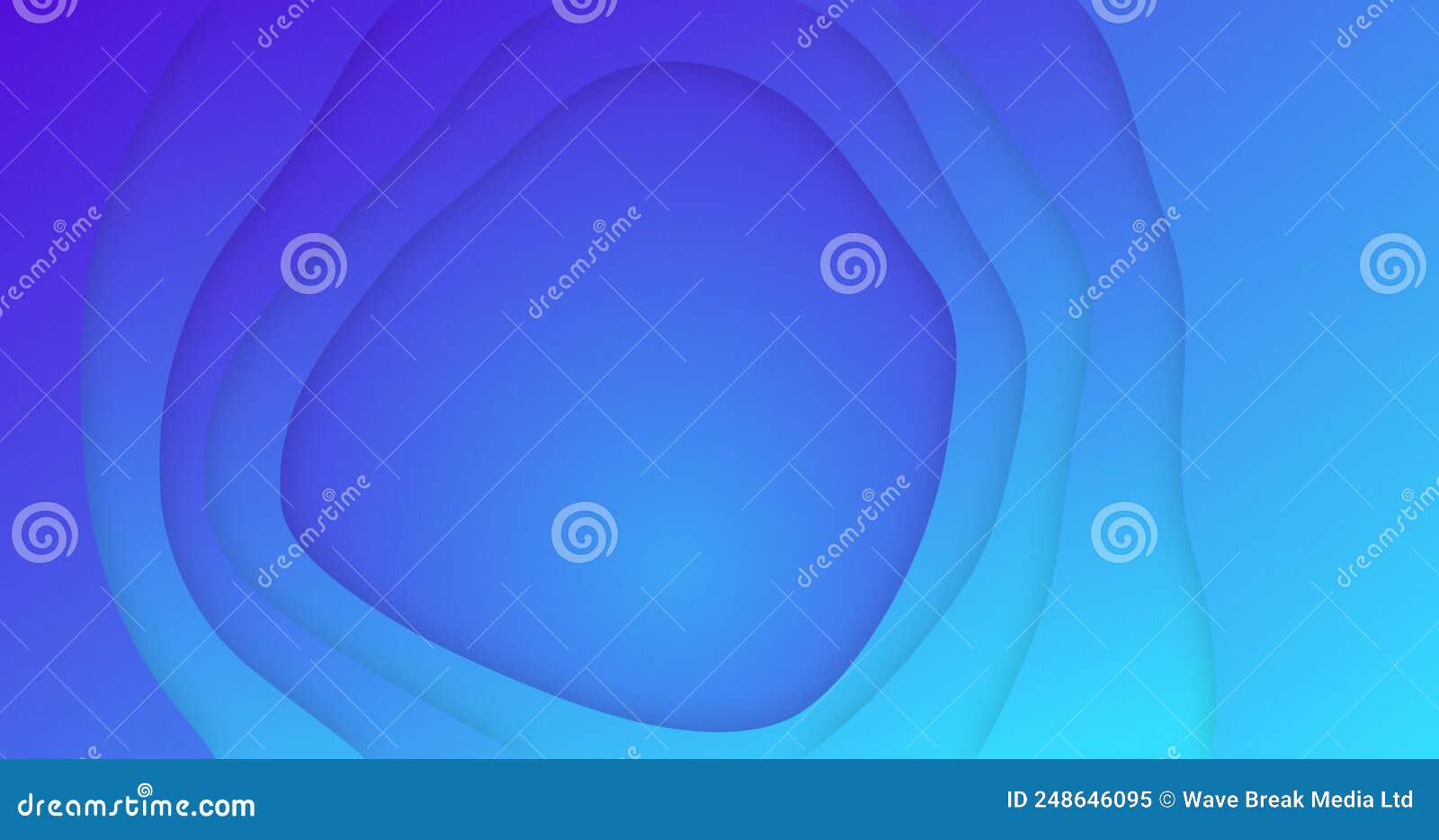Image of Blue Gradient Lines Waving in Seamless Loop Stock Illustration ...