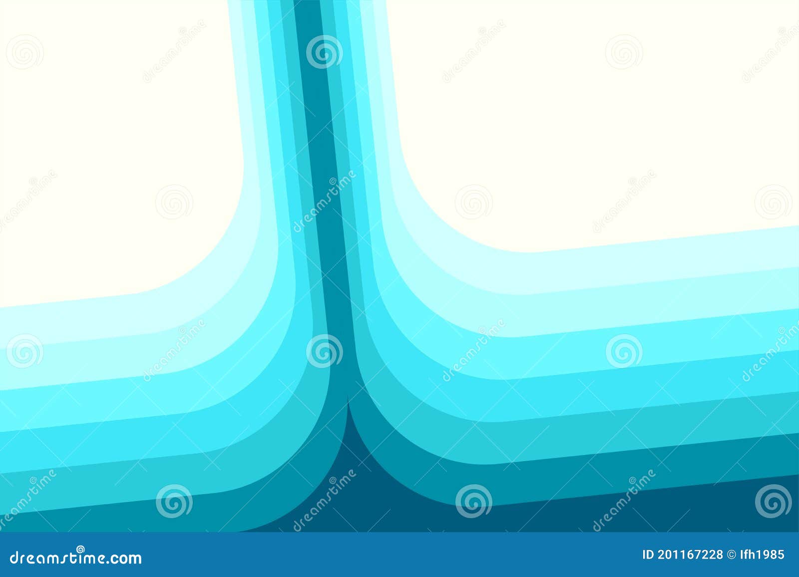 Image of Blue Shades Color Layers Background Stock Vector ...