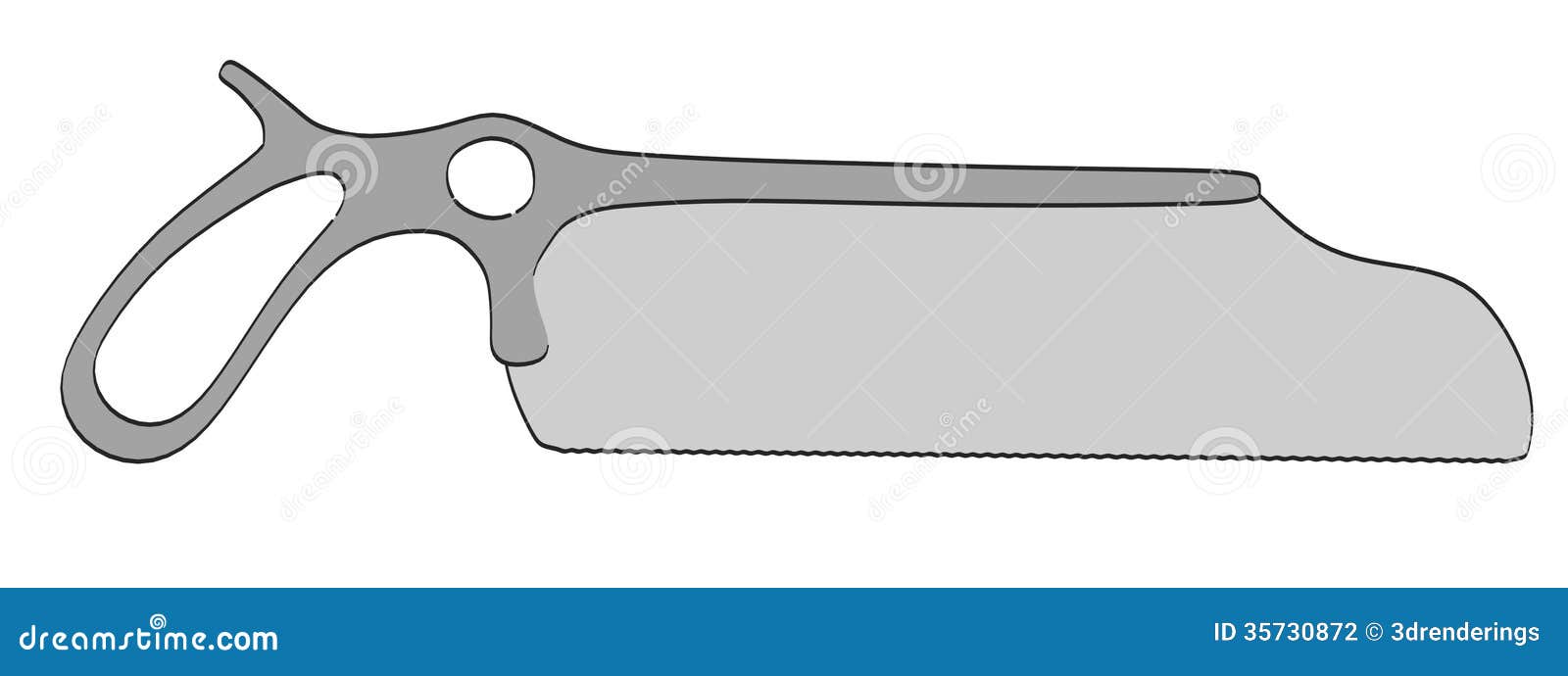 Image of bone saw stock illustration. Illustration of surgery - 35730872