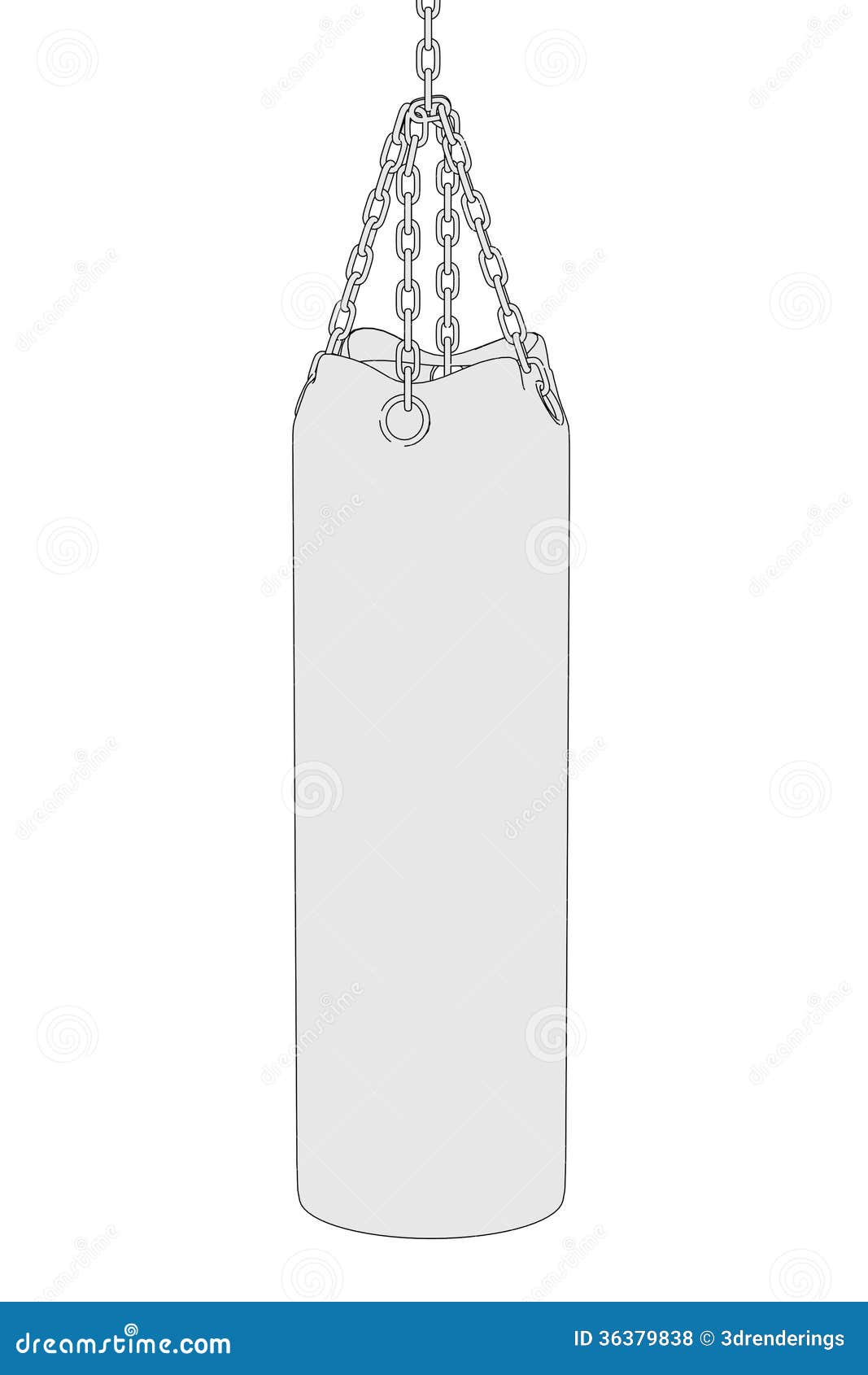 Image of boxing bag stock illustration. Illustration of sketch - 36379838