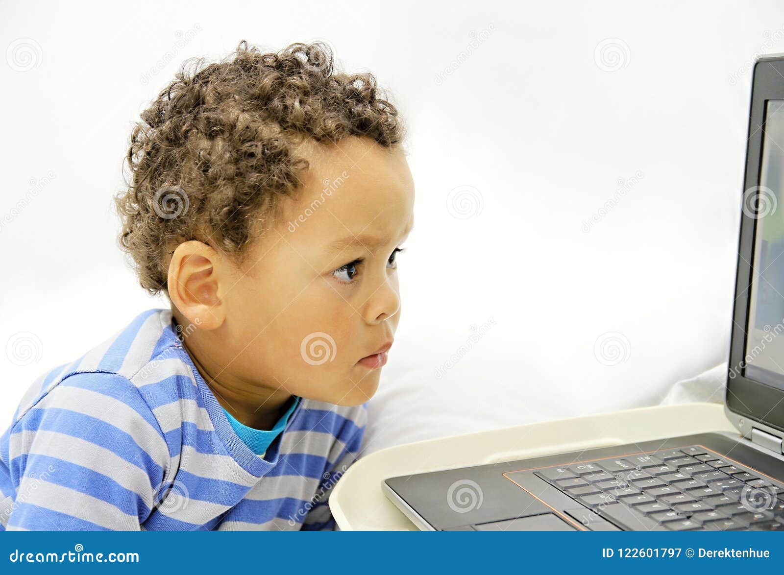 Boy looking at a pc stock image. Image of business, looking - 122601797