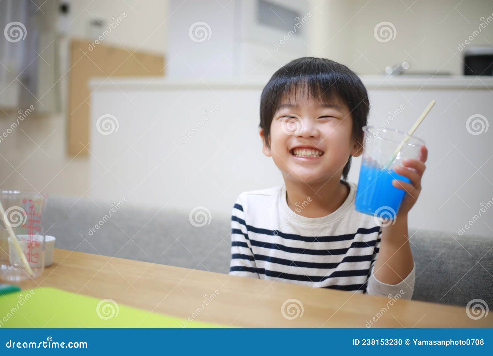 Image of a Boy Making Slime Stock Photo - Image of boys, baby: 238153230