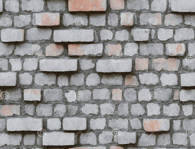 A Brick Wall with Bricks Stacked on Top of Each Other. - Seamless and ...
