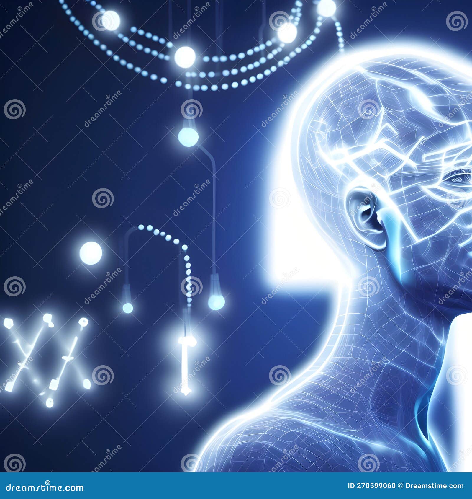 Image of the Brilliant Light Bulb Radiates Symbolized the Human Ideas ...