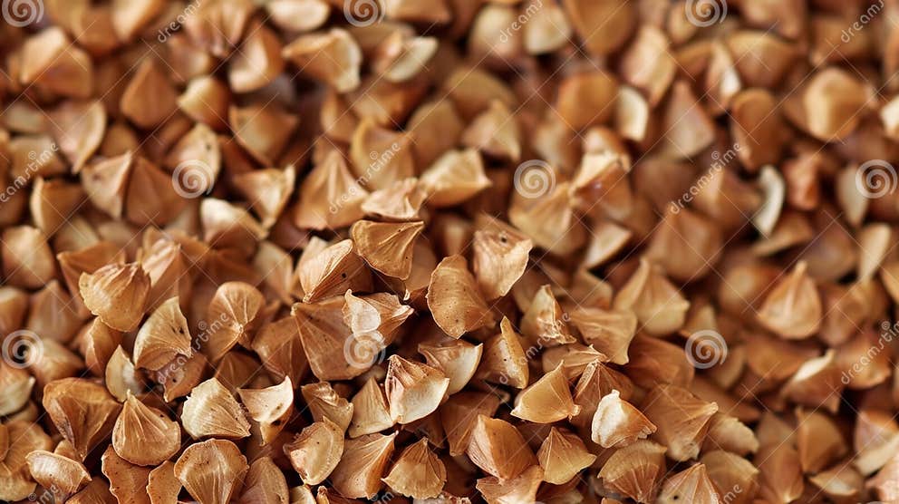 An Image of Buckwheat Groats the Tiny Triangular Seeds that Make Up the ...