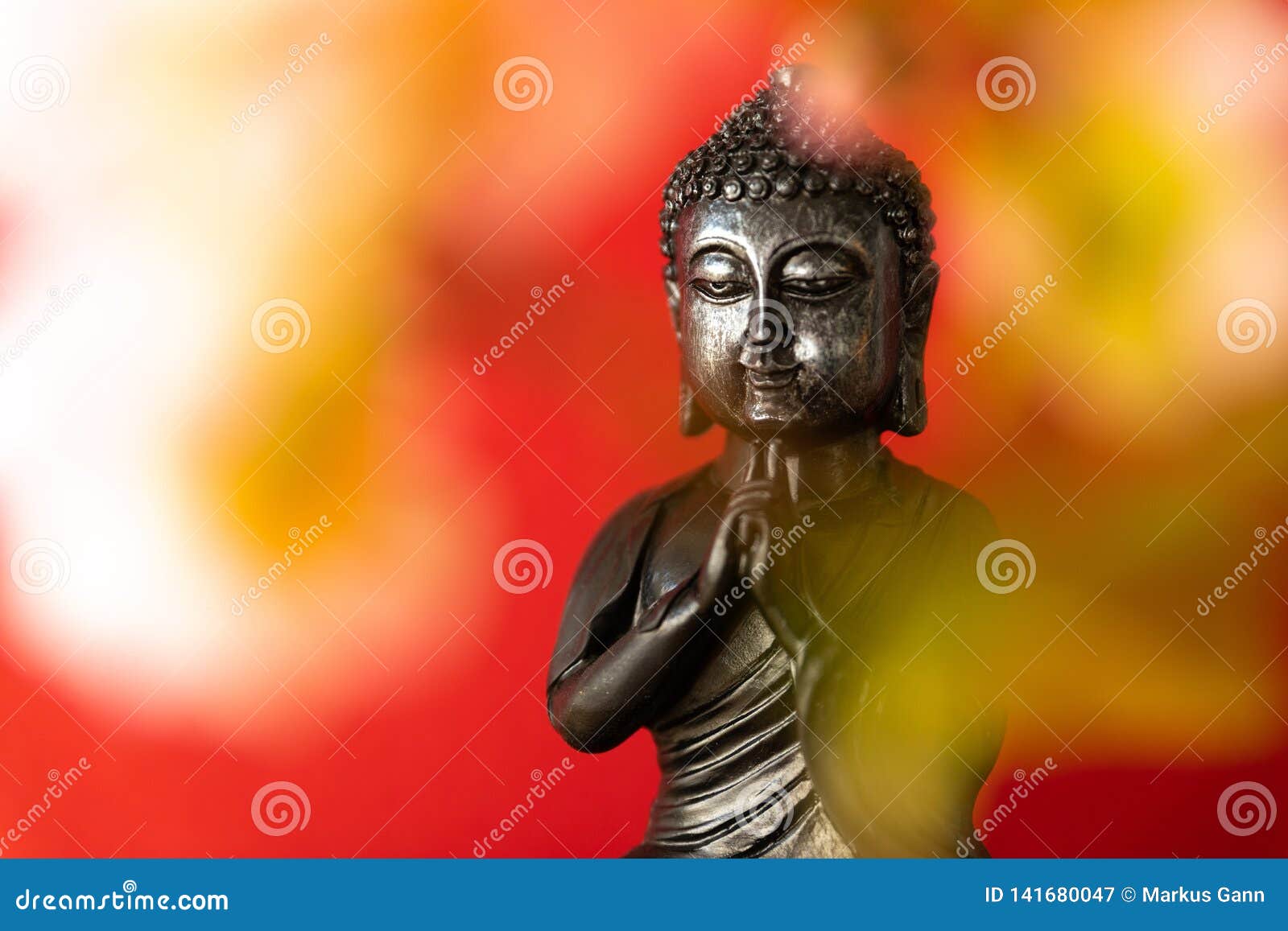 Buddha Statue Sign for Peace and Wisdom Stock Image - Image of culture ...
