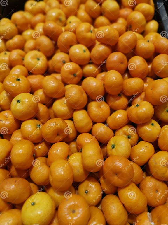 Bundle of the Mini China Honey Mandarin Orange. Stock Image - Image of ...