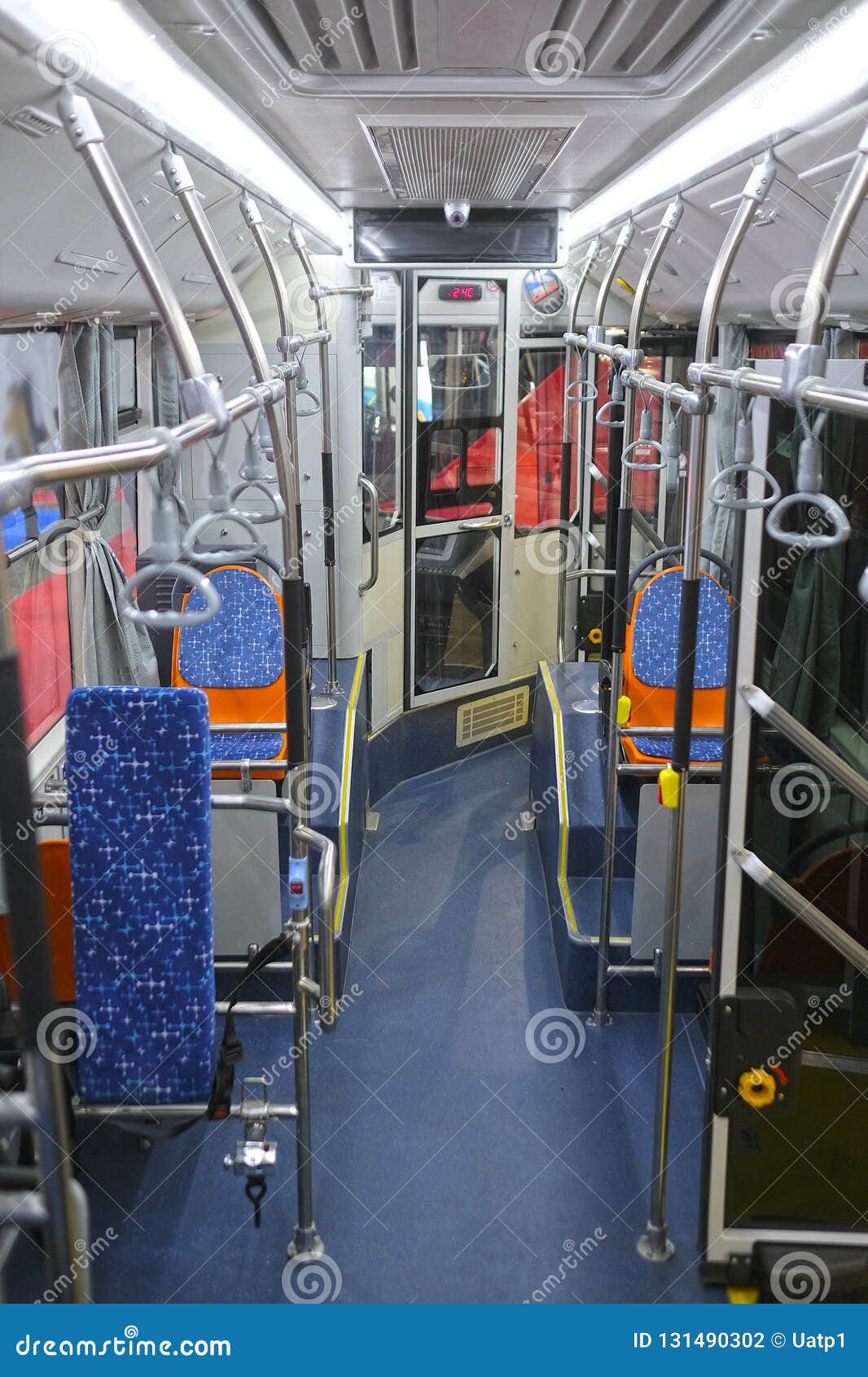 Image of the bus interior stock photo. Image of plastic - 131490302