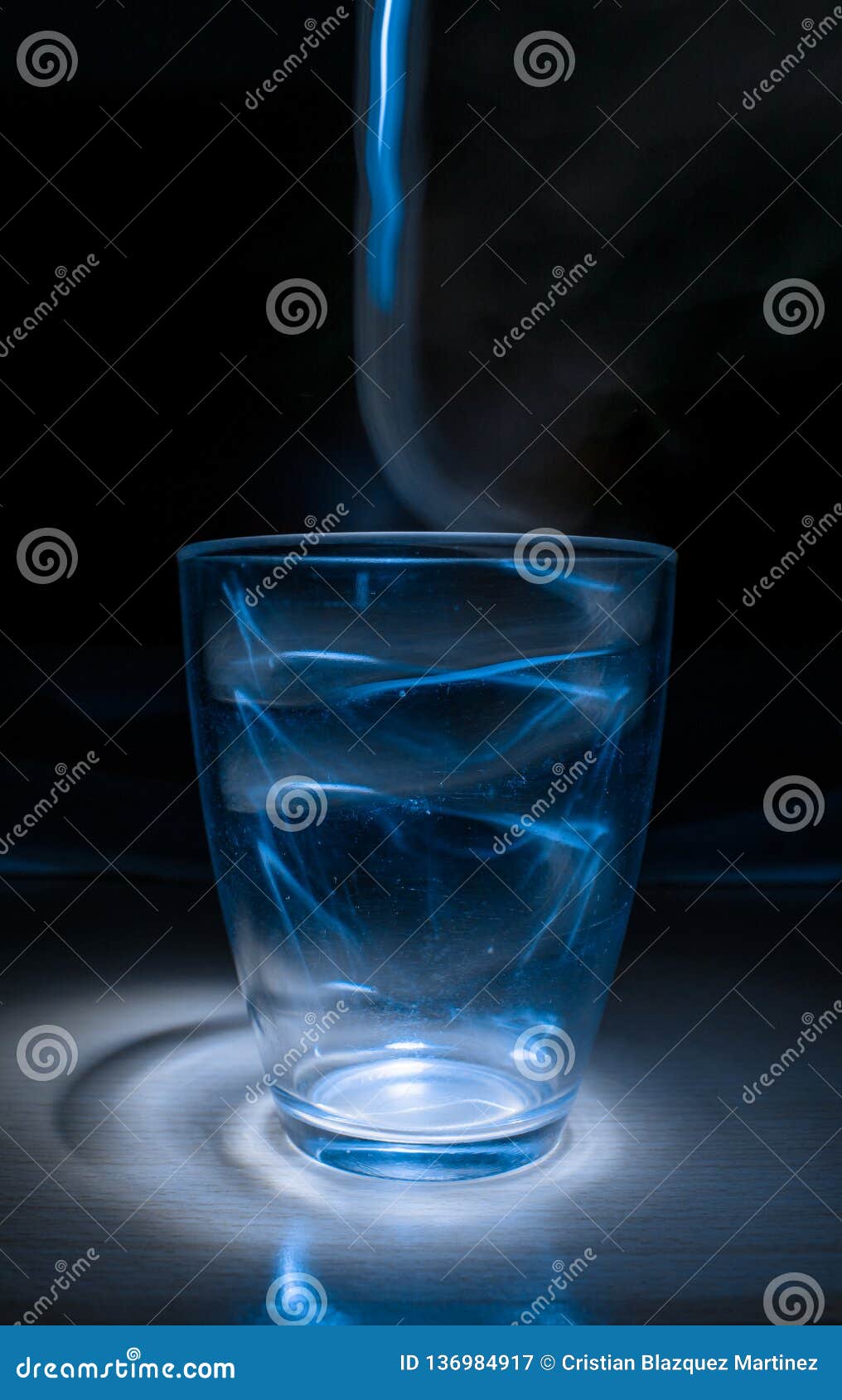 Beam of light in a glass stock image. Image of decorative - 136984917