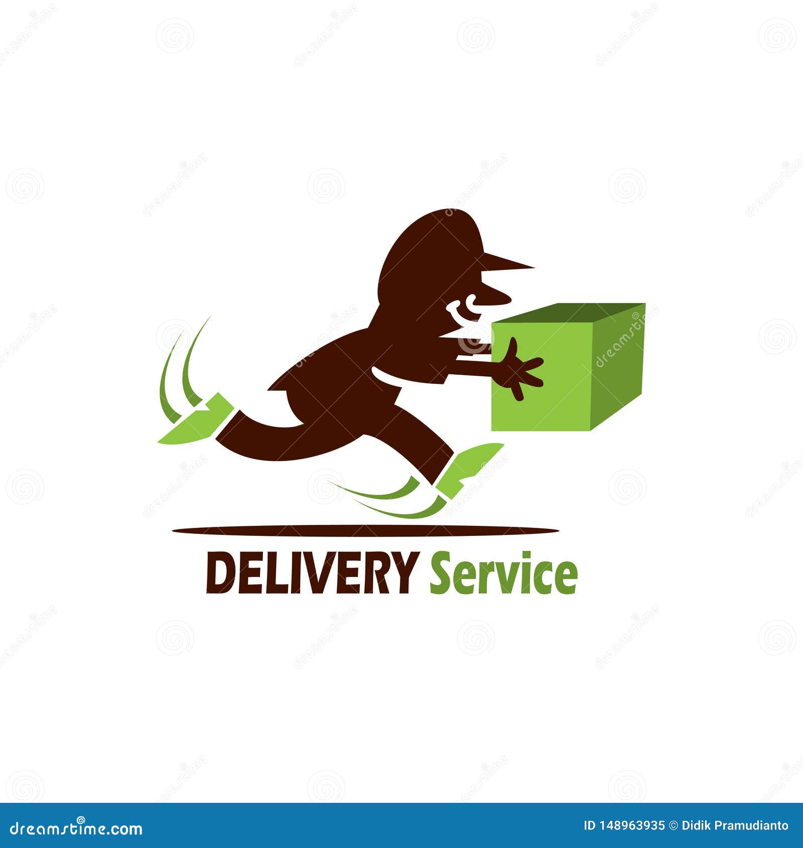 Delivery service logo stock vector. Illustration of logo - 148963935