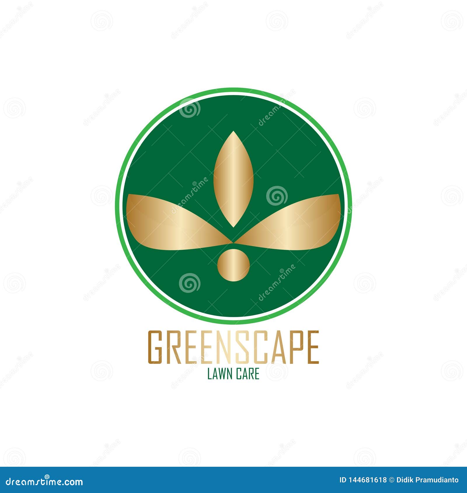 Green scape logo design stock vector. Illustration of leaf - 144681618