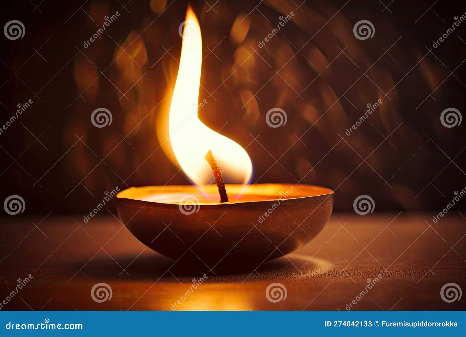 Image of a Candle Flame, Which Represents Inner Peace and Stillness, To ...