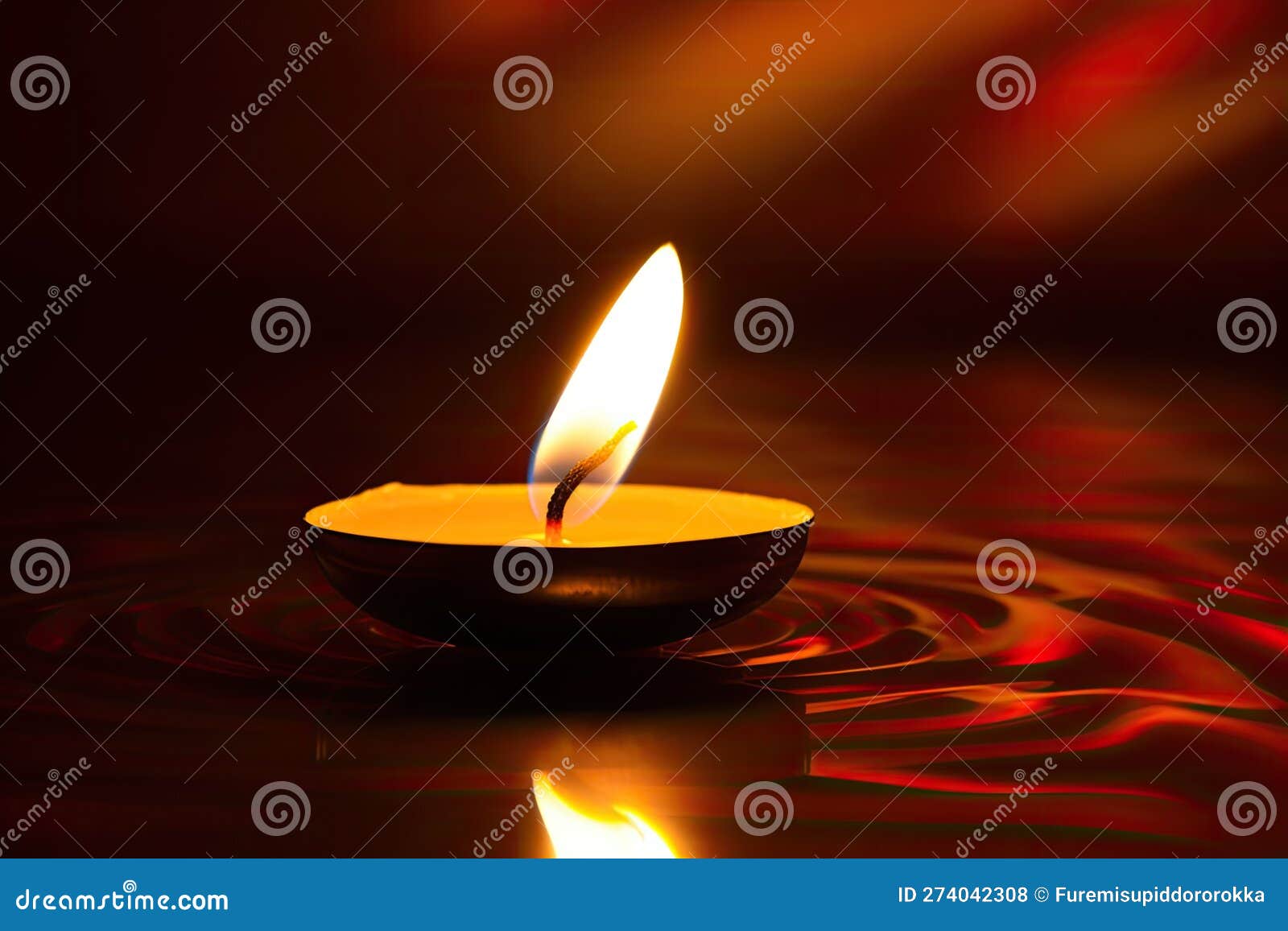 Image of a Candle Flame, Which Represents Inner Peace and Stillness, To ...