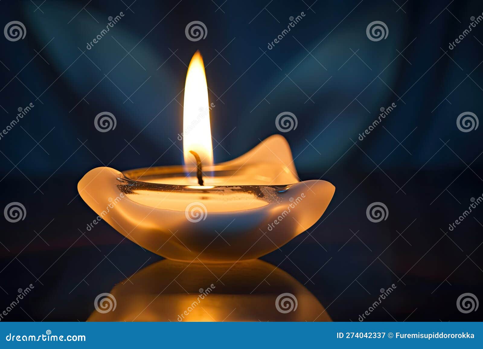 Image of a Candle Flame, Which Represents Inner Peace and Stillness, To ...