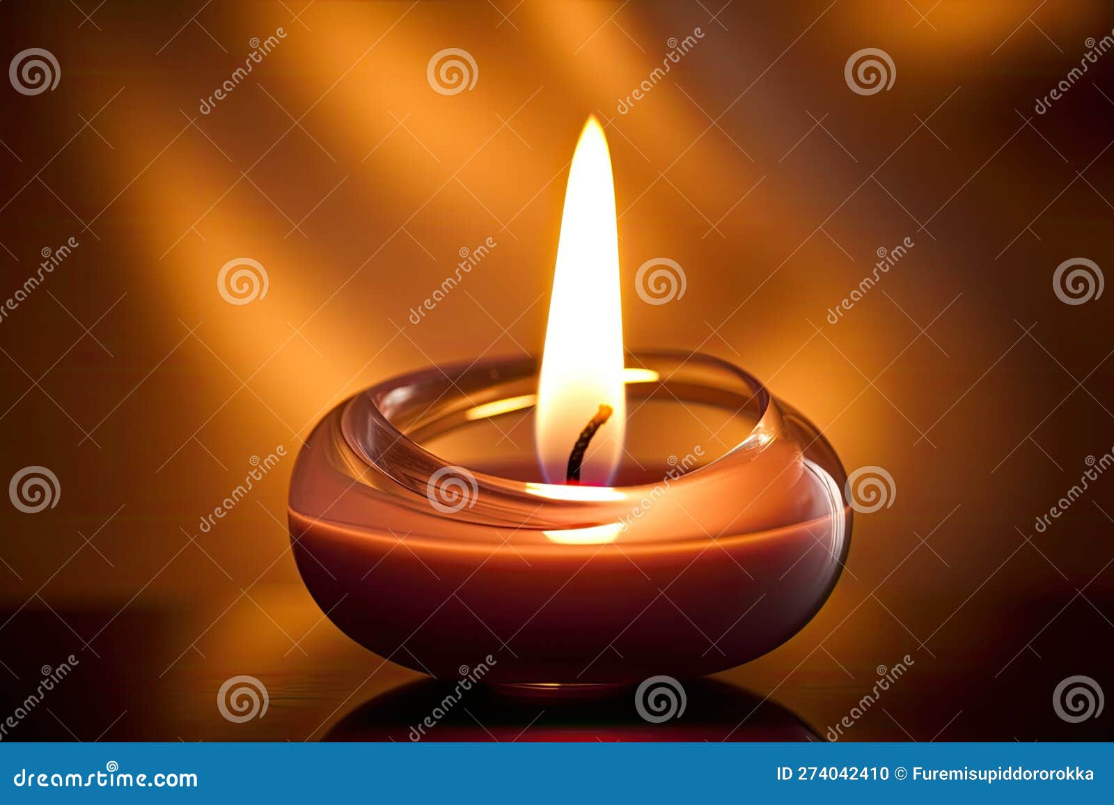Image of a Candle Flame, Which Represents Inner Peace and Stillness, To ...