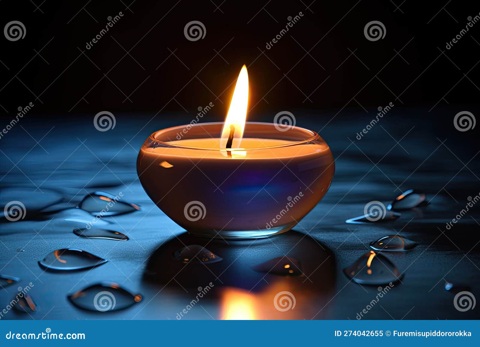 Image of a Candle Flame, Which Represents Inner Peace and Stillness, To ...