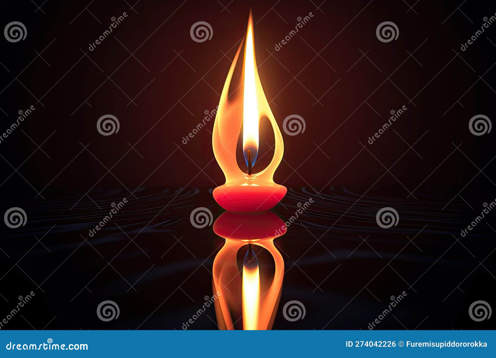 Image of a Candle Flame, Which Represents Inner Peace and Stillness, To ...