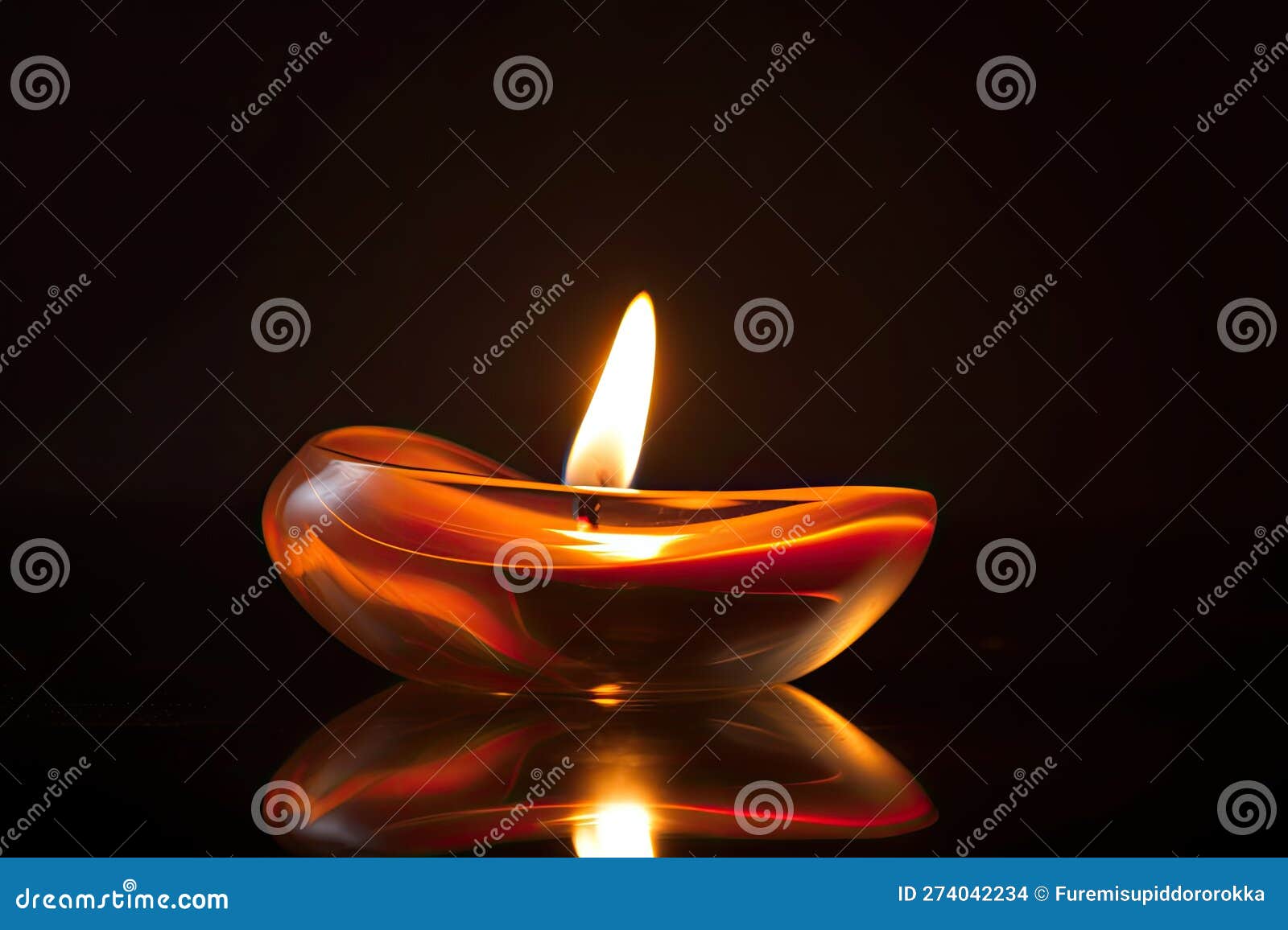 Image of a Candle Flame, Which Represents Inner Peace and Stillness, To ...