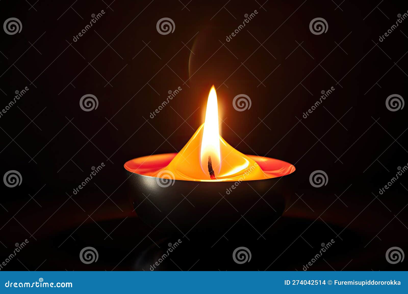 Image of a Candle Flame, Which Represents Inner Peace and Stillness, To ...