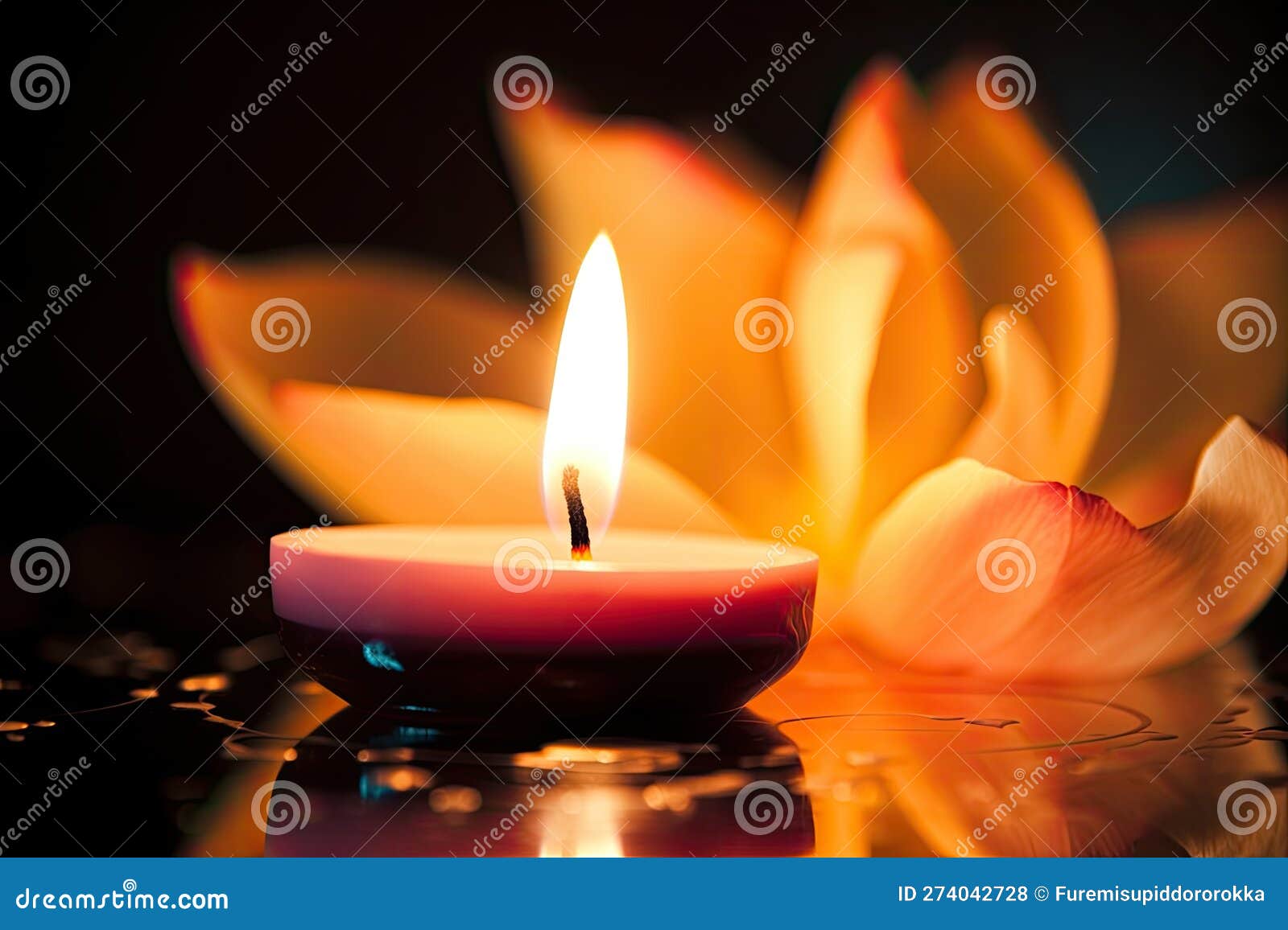Image of a Candle Flame, Which Represents Inner Peace and Stillness, To ...