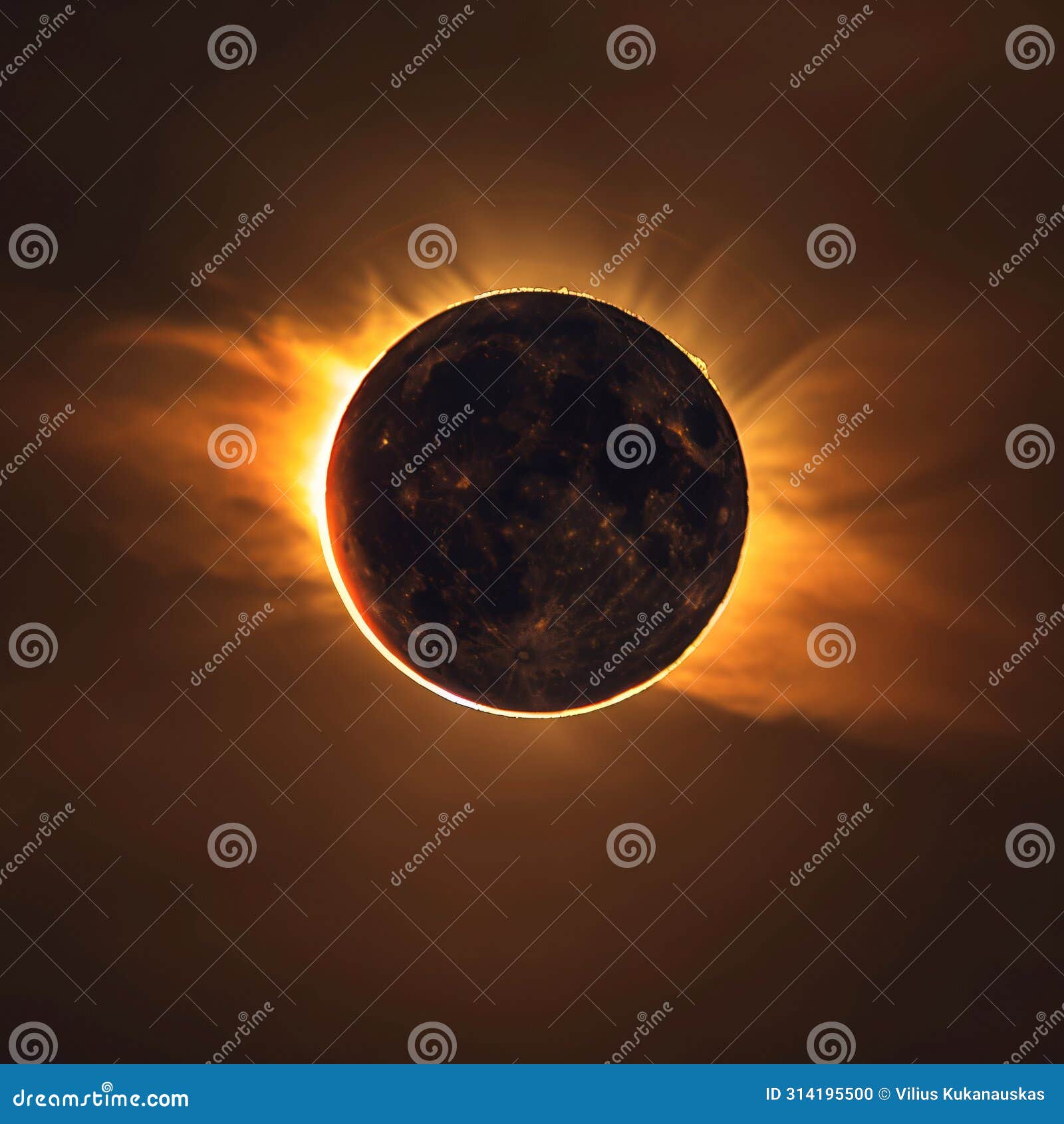 Solar Eclipse Brilliance: Celestial Shadows and Light Stock ...