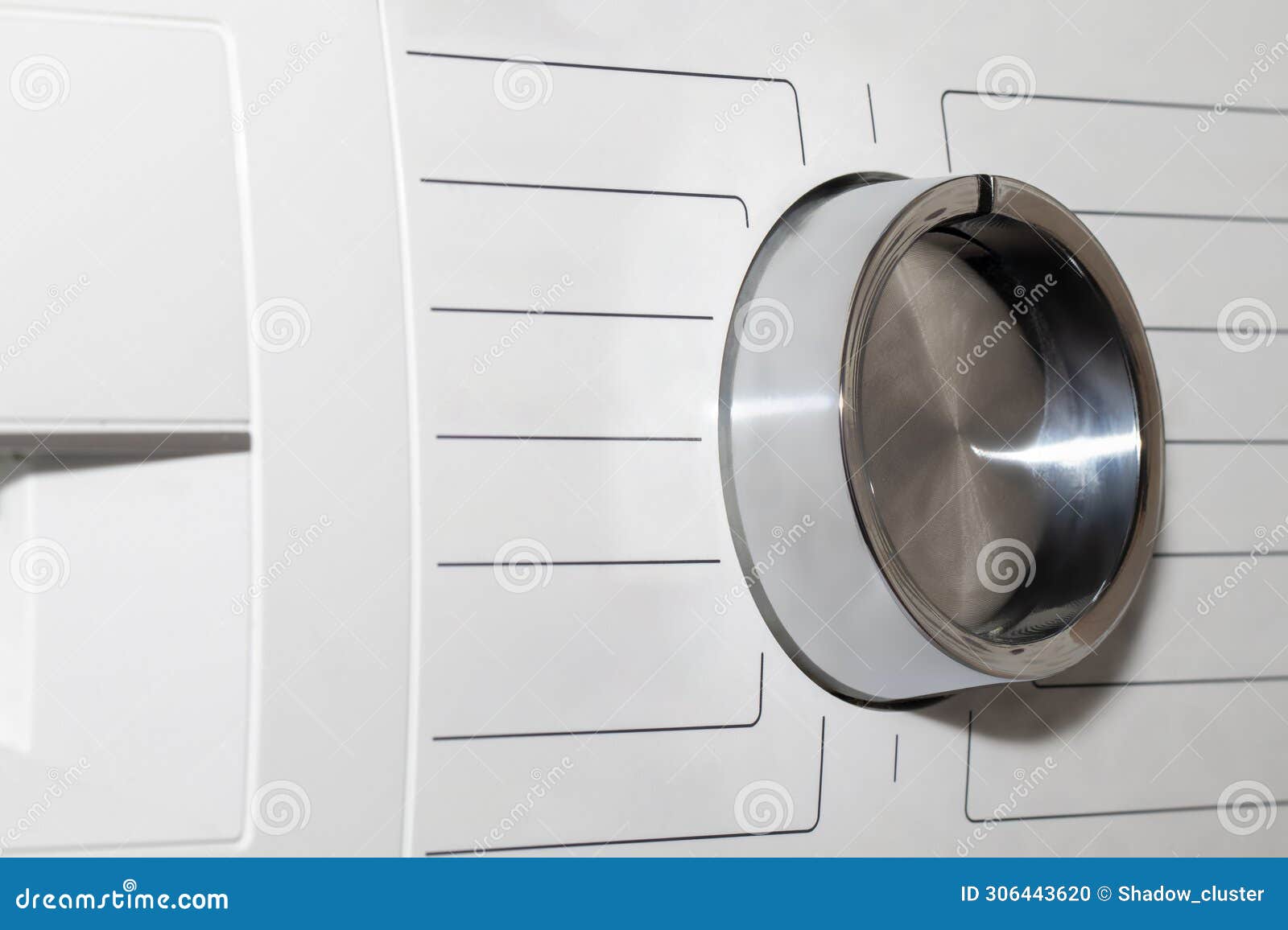 Close-Up View of a Washing Machine Control Panel with Various Program ...