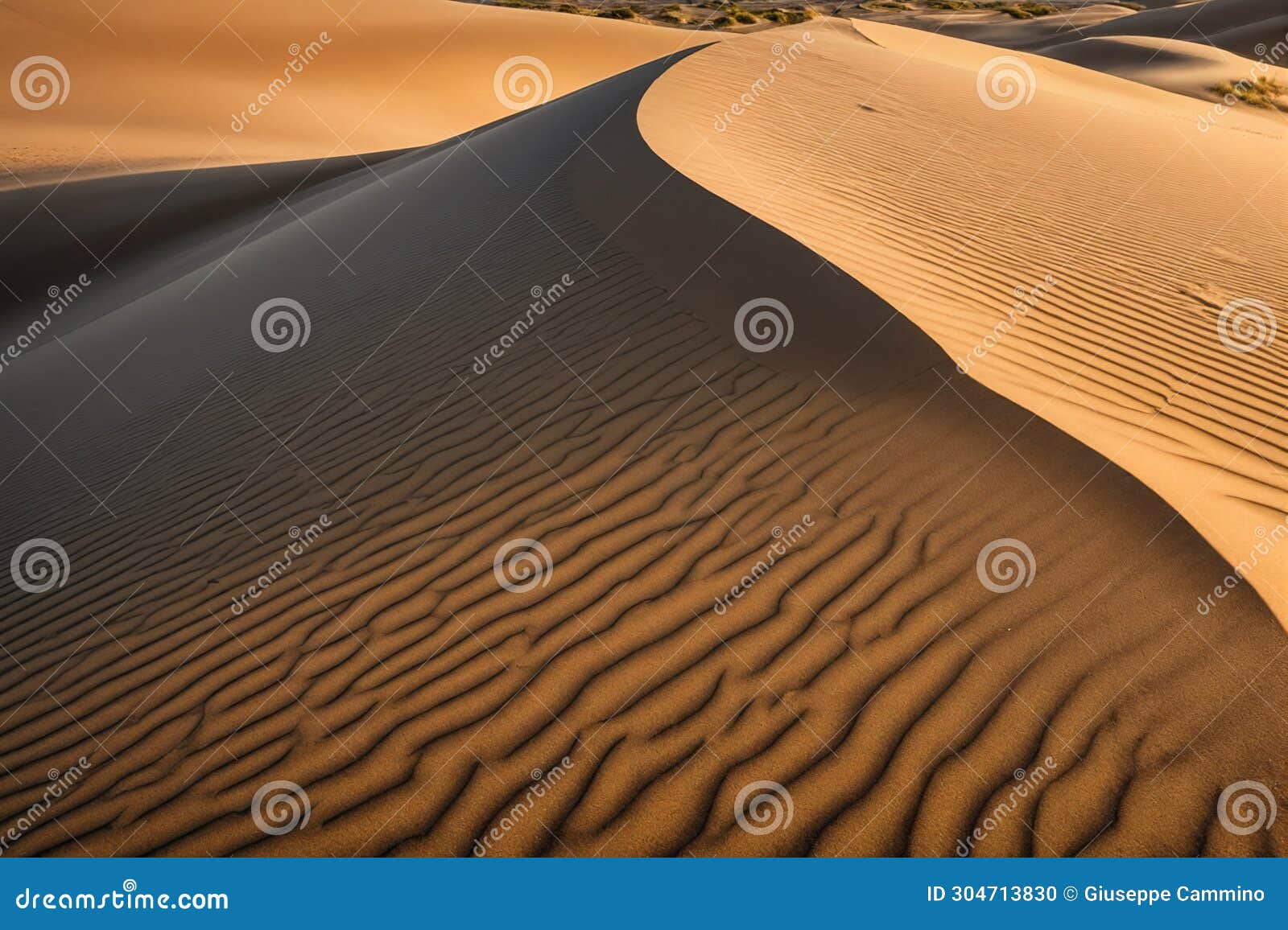 Image Captures the Detailed Textures and Patterns on Sand Dune Stock ...