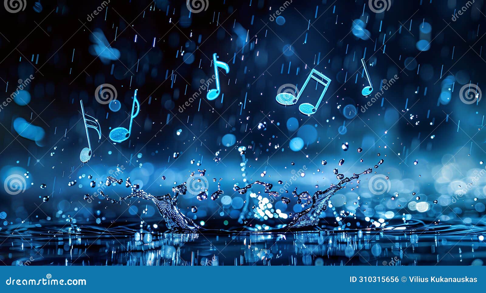 Melodic Raindrops Aqua Notes: Raindrop Symphony, the Music of Rain ...
