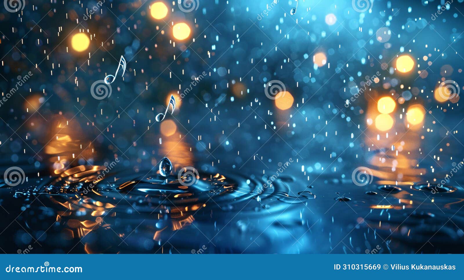 Melodic Raindrops Aqua Notes: Raindrop Symphony, the Music of Rain ...