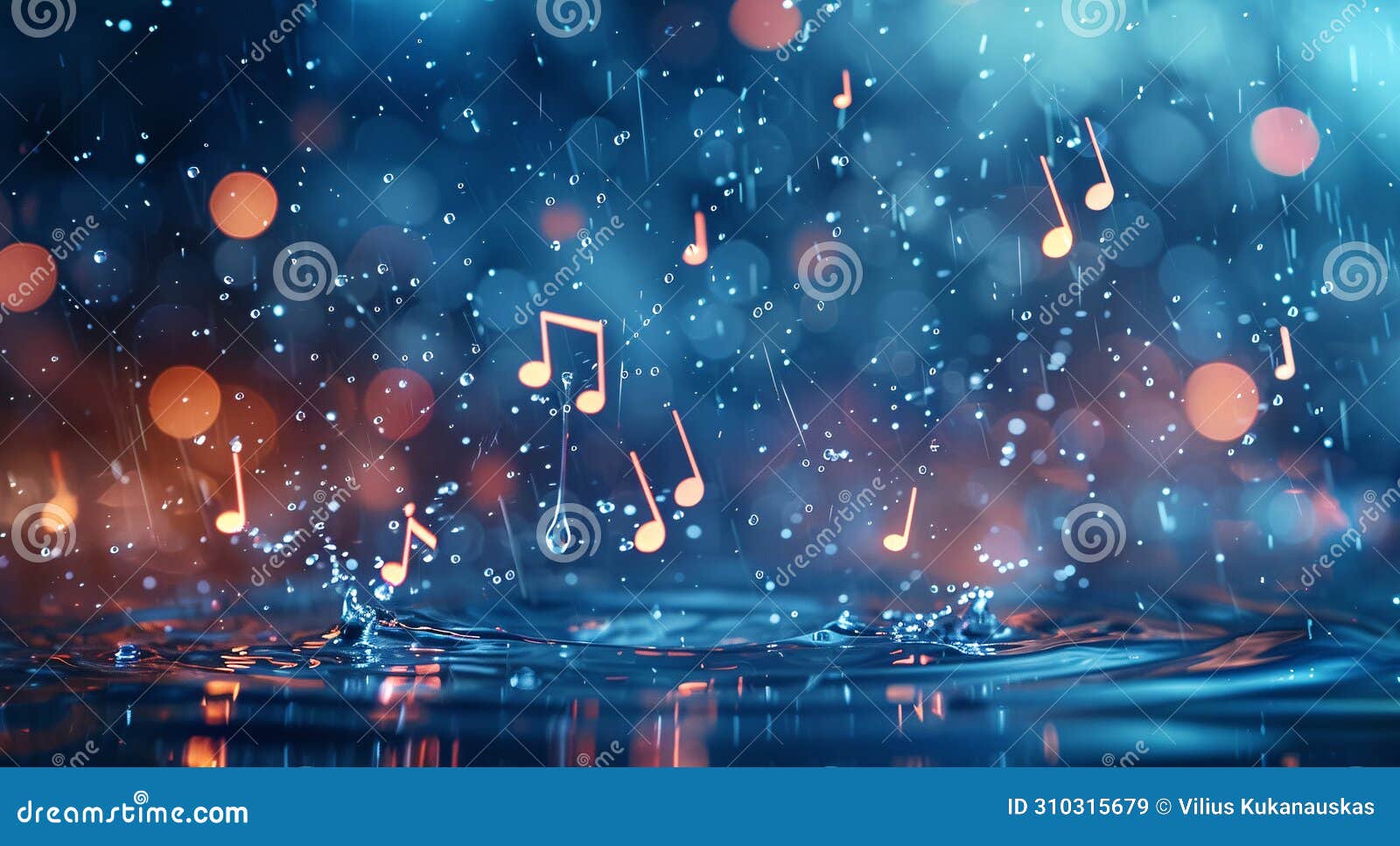 Melodic Raindrops Aqua Notes: Raindrop Symphony, the Music of Rain ...