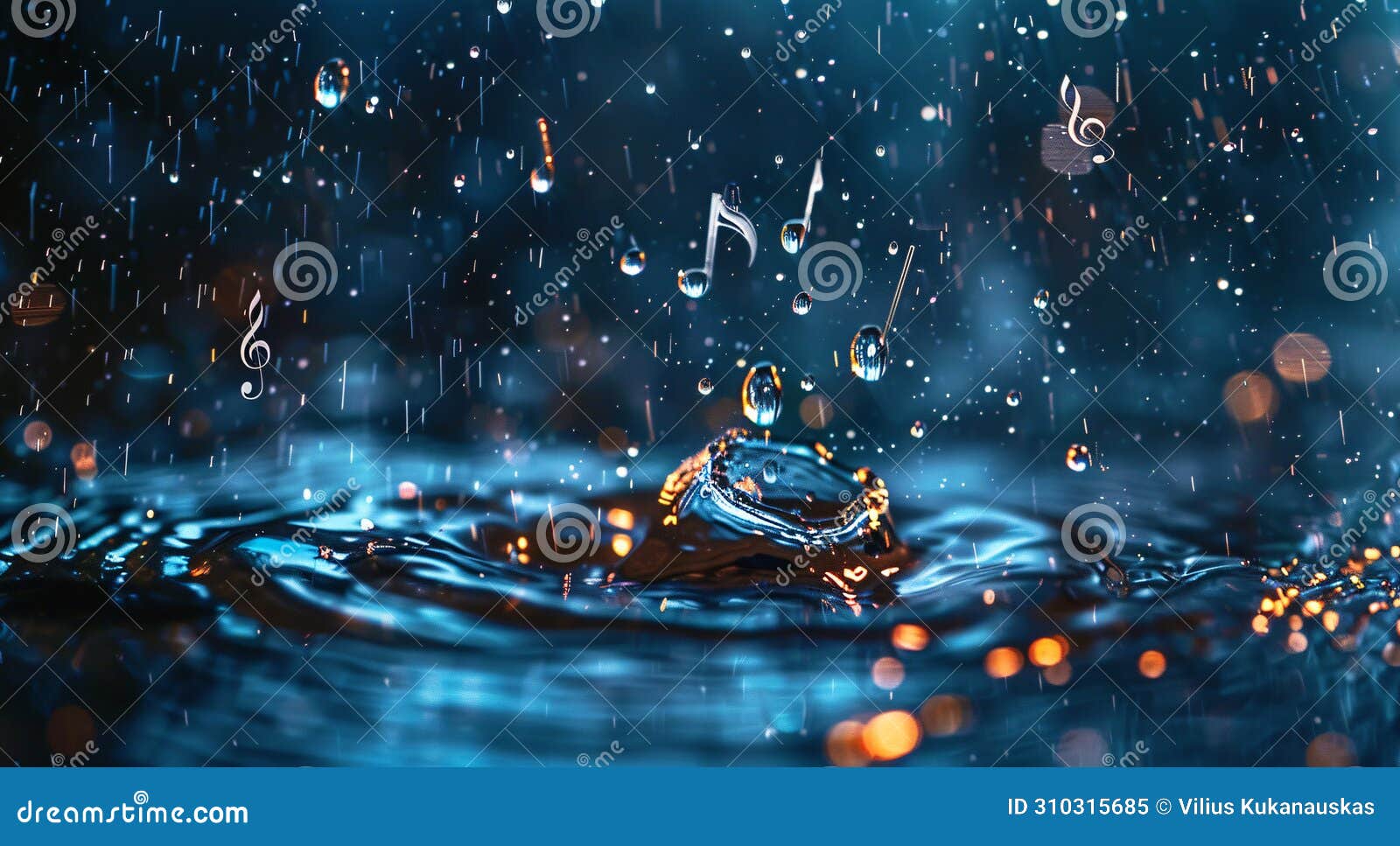 Melodic Raindrops Aqua Notes: Raindrop Symphony, the Music of Rain ...