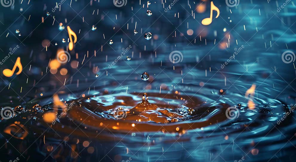 Melodic Raindrops Aqua Notes: Raindrop Symphony, the Music of Rain ...