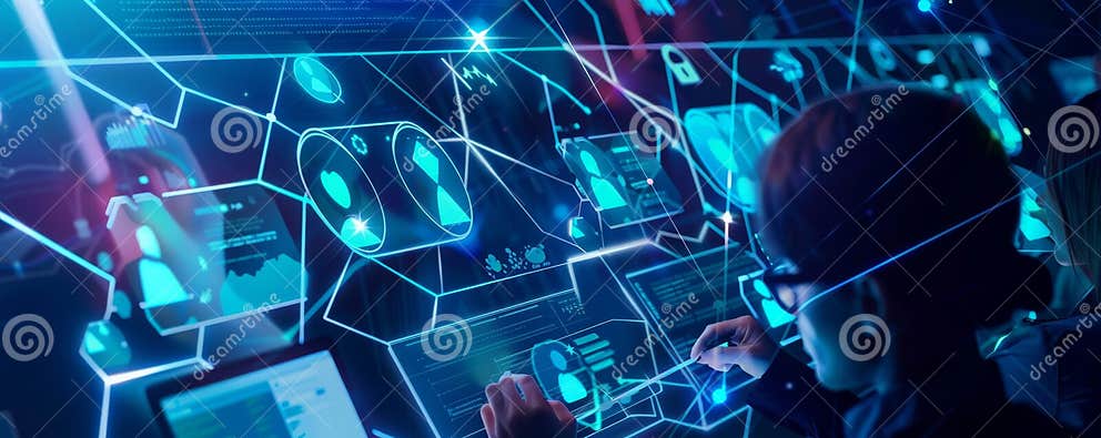 Team of Professionals Engaged in a Cyber Security Incident Response ...