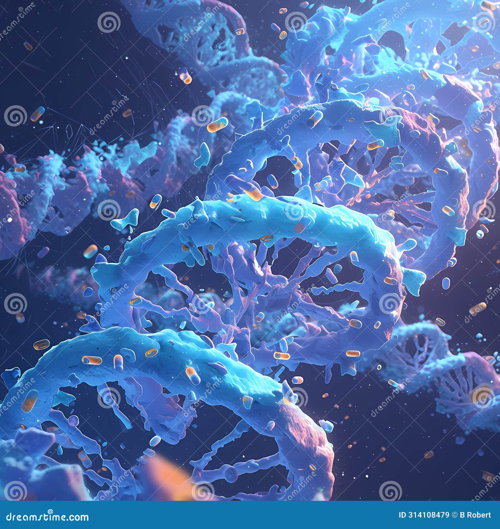 DNA Structure And CRISPR Technology: Violet Molecular Innovation ...