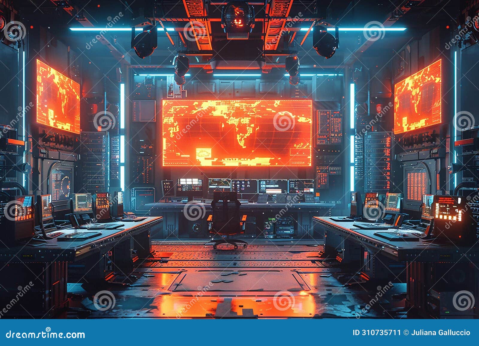 Futuristic High Tech Computer Components Stock Illustration ...