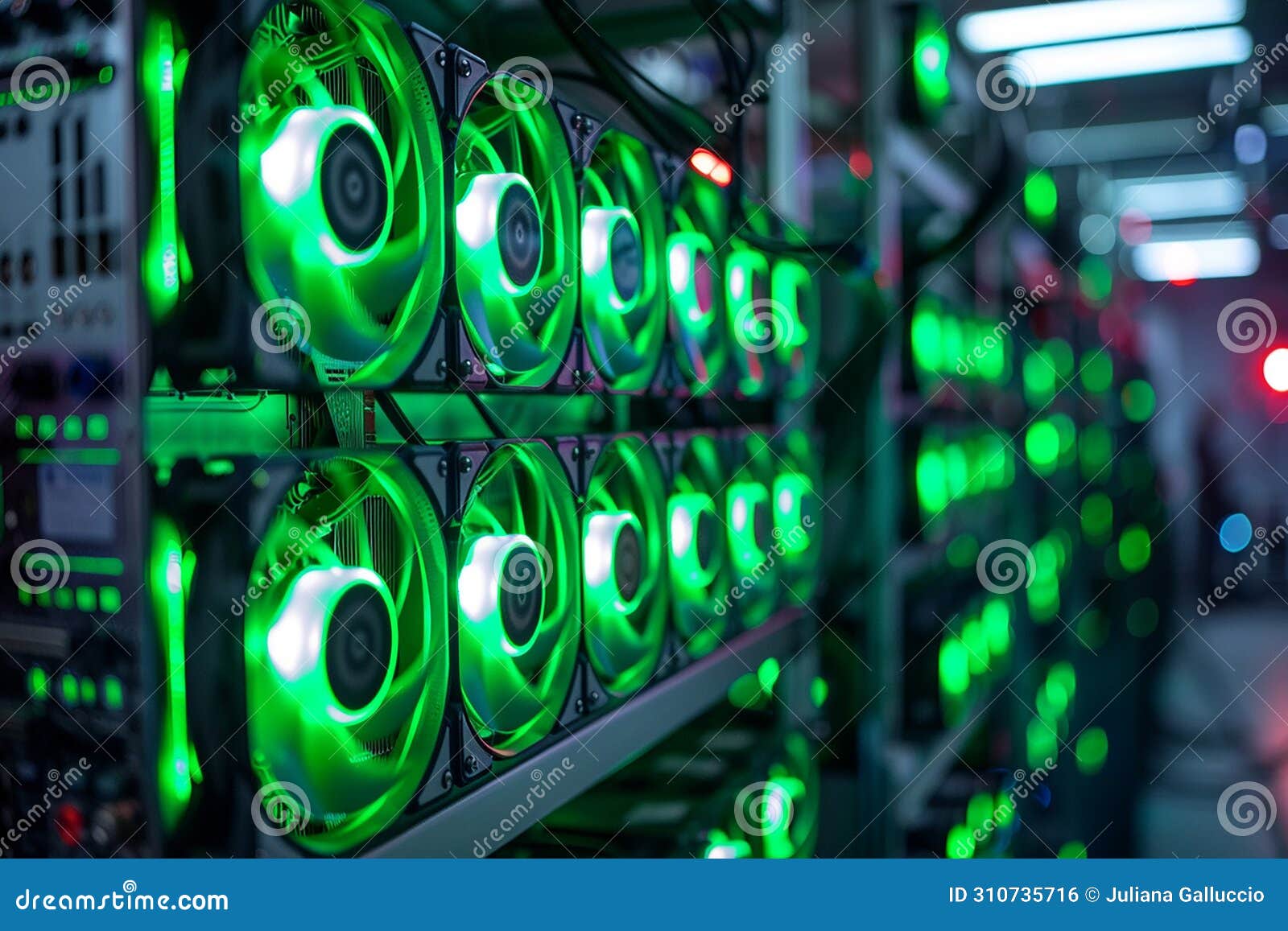 Futuristic High Tech Computer Components Stock Illustration ...